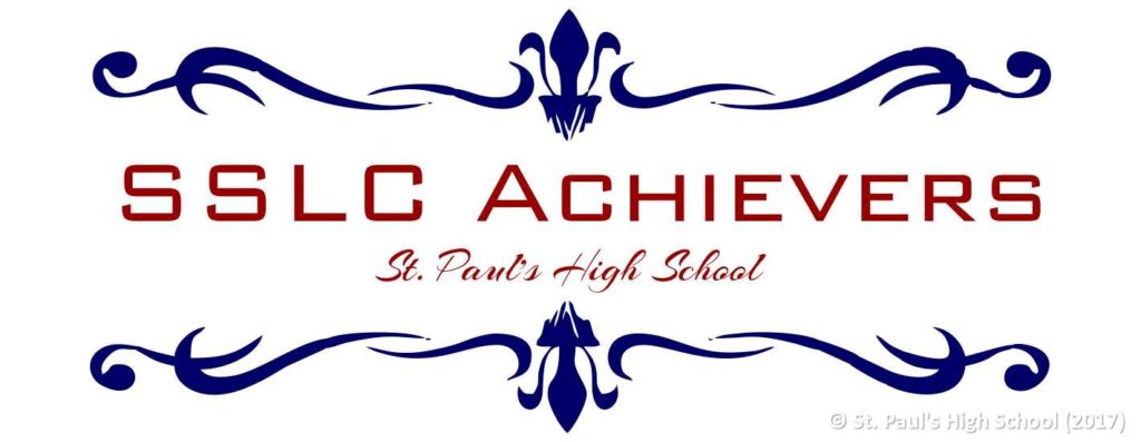 Matric / SSLC Achievers - St. Paul's High School